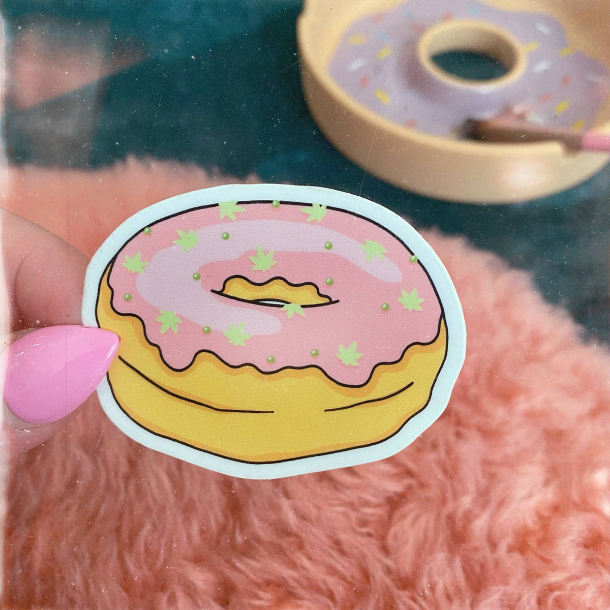 Weed Donut Sticker – deVINE Boston