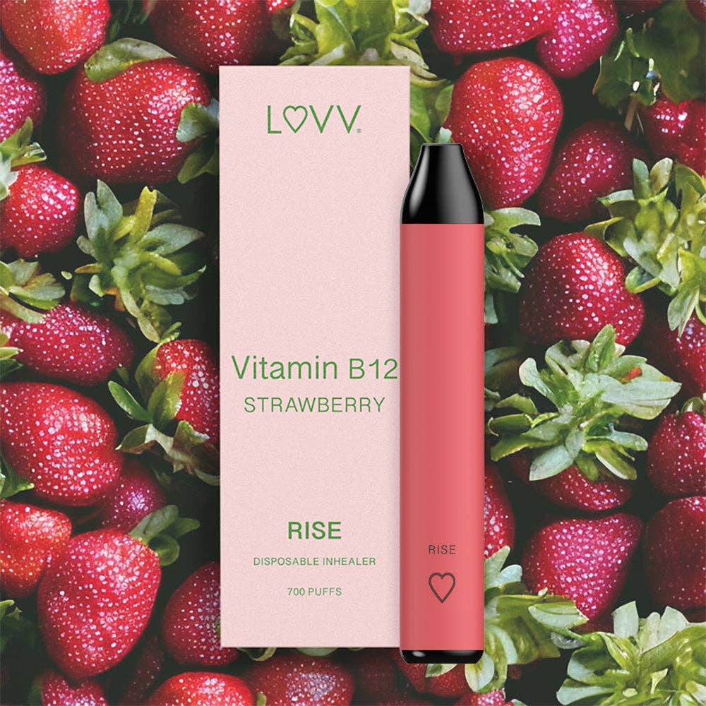 RISE Vitamin B12 / Strawberry Inhaler – deVINE Boston