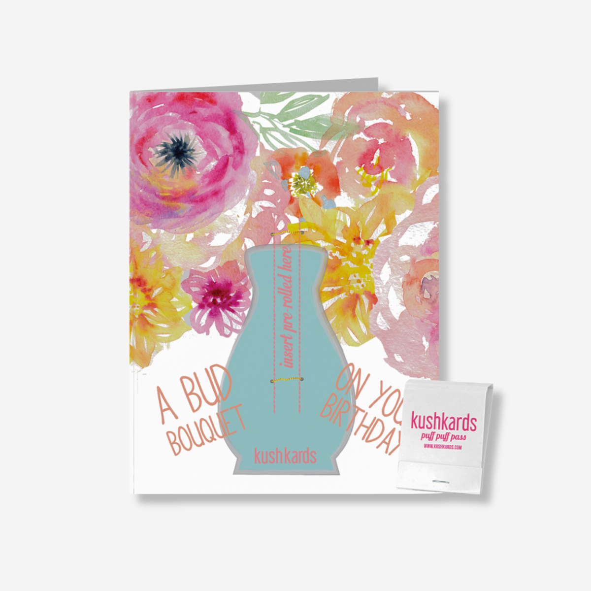 Bud Bouquet Birthday Card w/Matchbook – devine