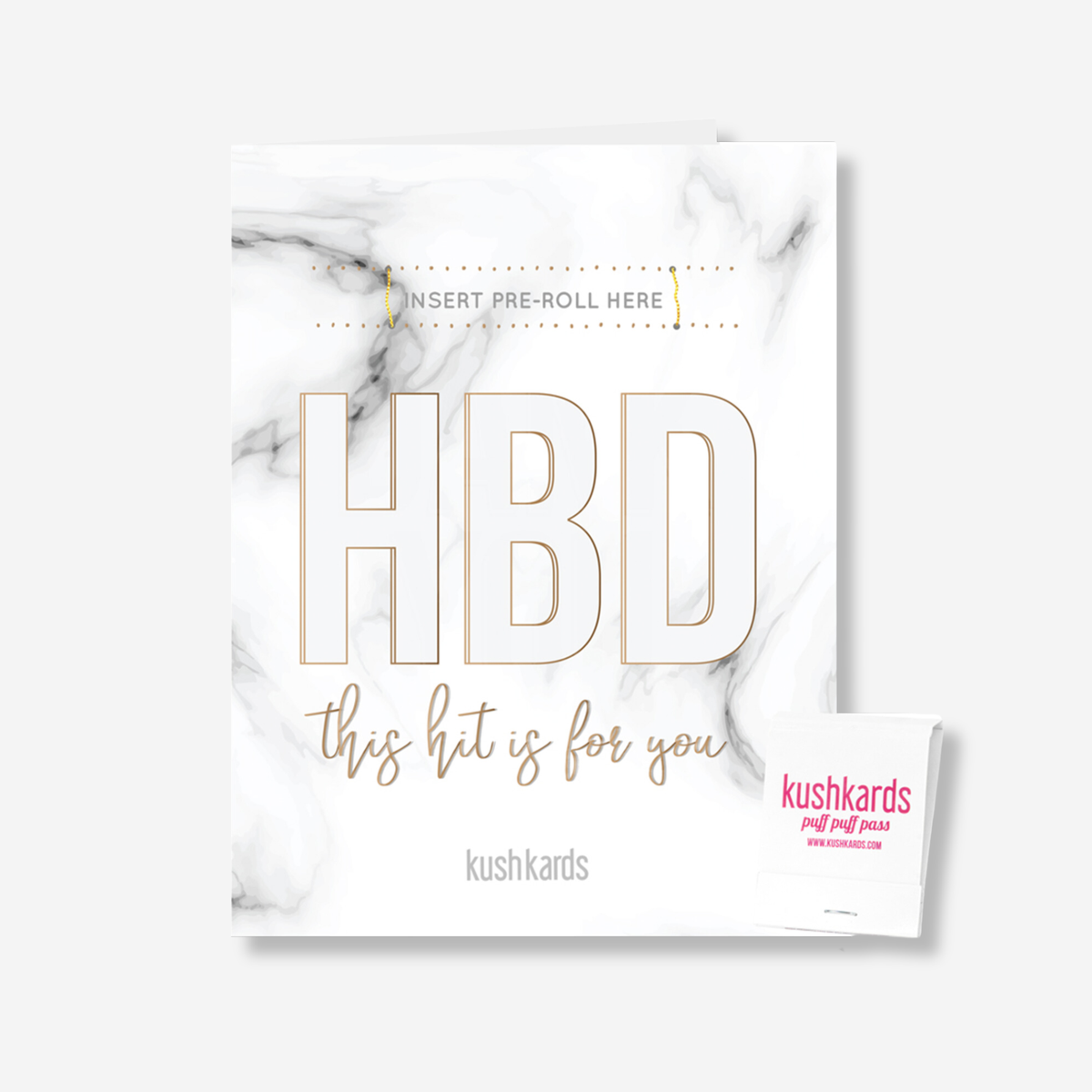 HBD Birthday Card w/Matchbook – devine