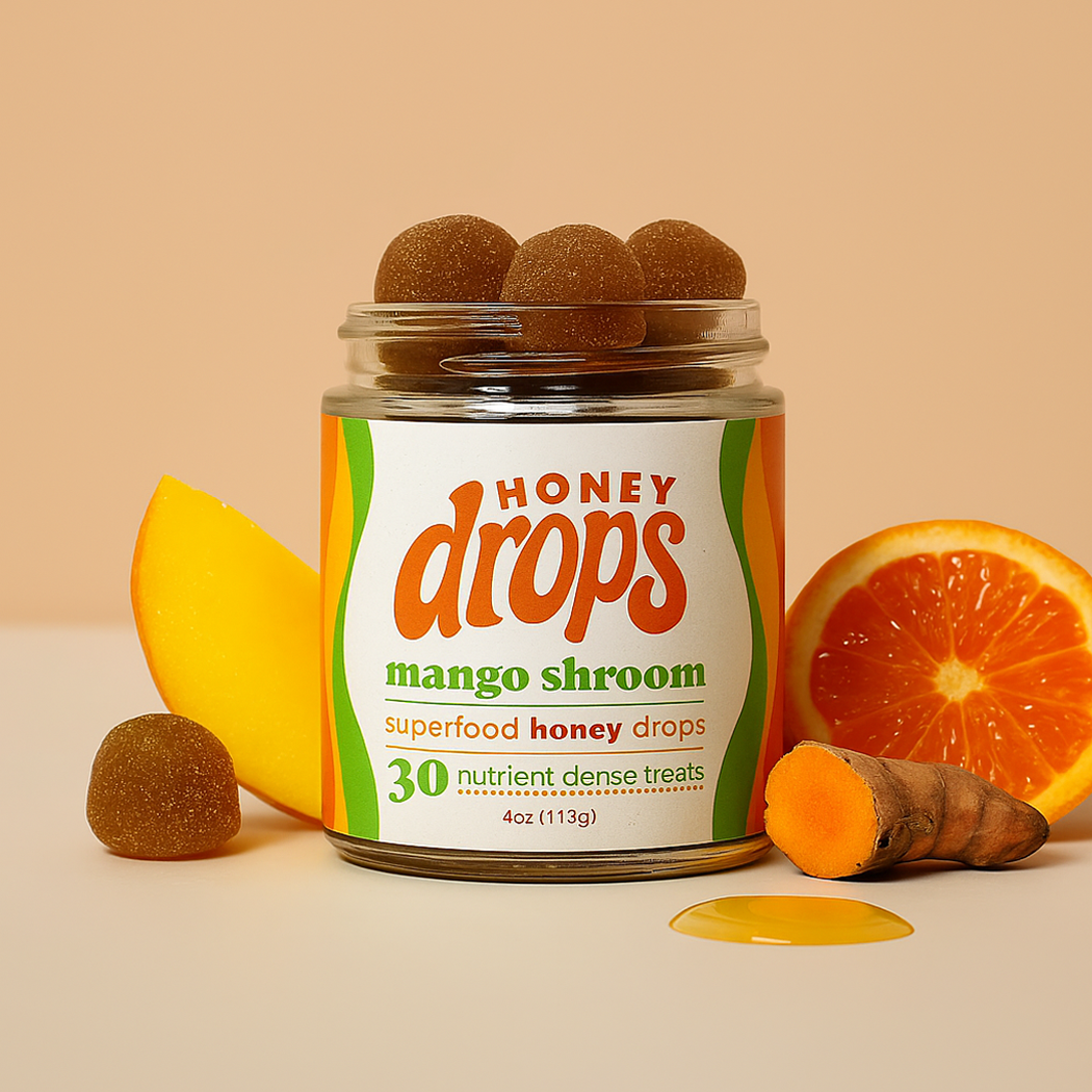 Mango Mushroom Honey Gummy | Immune & Pain Relief – deVINE Boston